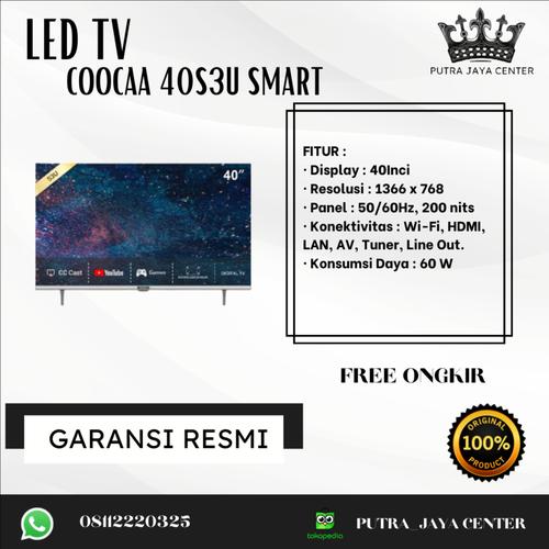 Jual TV LED Coocaa 40S3U 40 inch Smart TV - Kab. Sumedang - Tasik Star ...