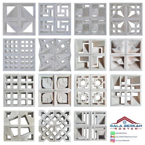 Jual Roster Minimalis & Elegant / Ventilasi / Loster Beton / Pagar ...