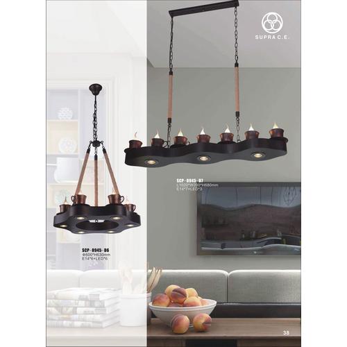 Jual Lampu Gantung Model Gelas Obor Hias Ruang Keluarga 8945 - Muliamas ...