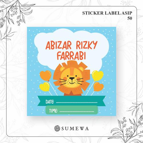 Jual Label Botol ASI / Sticker Botol ASI / Sticker Label ASI 50 - Kab ...