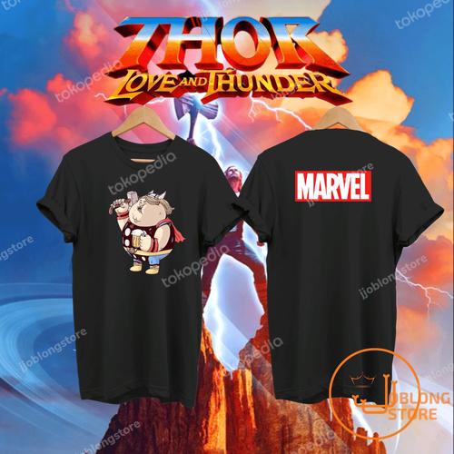 Jual KAOS FAT THOR MARVEL/BAJU THOR CHIBI (GAMBAR A4) - warna lain ...