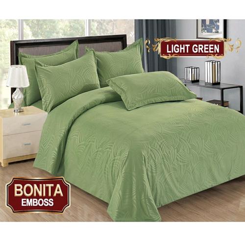 Jual bed cover bonita embos tanpa sprei uk 180x200 light green - Kab ...