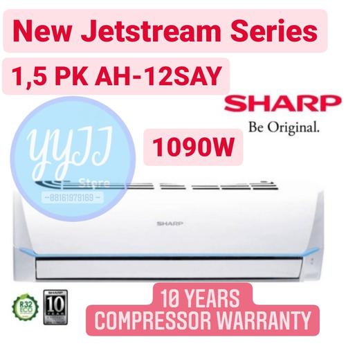 Jual AC Split Merk SHARP 1,5PK Standard Thailand AH-A12SAY - Unit Only ...