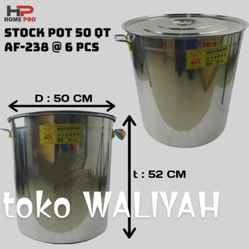 Jual panci stock pot 50cm panci stainless 100liter air - Jakarta Pusat ...