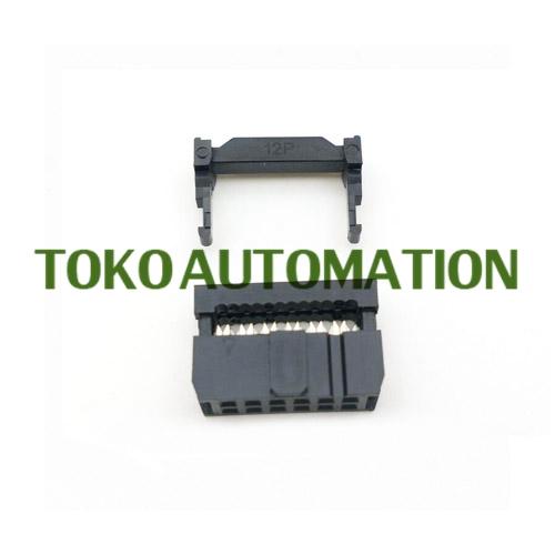 Jual 12Pin Socket IDC Connector ISP 12P Soket Konektor 2.54 FC 12 Pin ...