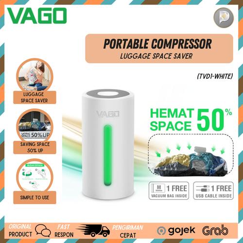 Jual VAGO PORTABLE COMPRESSOR VACUUM (TVD1-WHITE) - Jakarta Barat ...