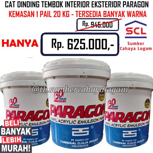 Jual CAT PARAGON / CAT TEMBOK DINDING LUAR & DALAM PARAGON 1 PAIL (20KG ...