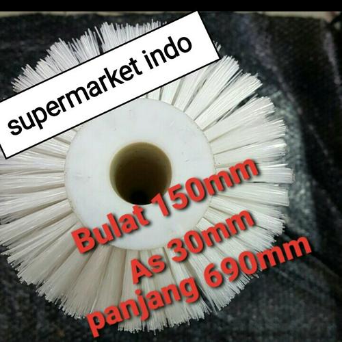 Jual SIKAT ROLL NILON BULAT 150 X PANJANG 690 X AS 30MM SIKAT ROLL ...