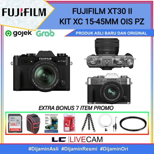 Jual FUJIFILM XT30 II KIT XC 15-45MM OIS PZ/KAMERA FUJIFILM XT30 MARK ...