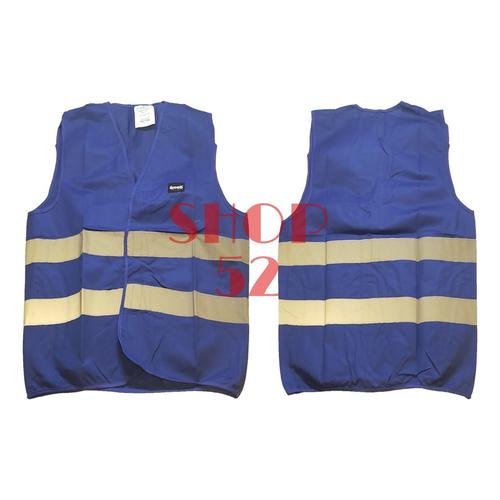 Jual Rompi Proyek Safety Vest Polyester Biru Orange Hijau Bahan Tebal ...