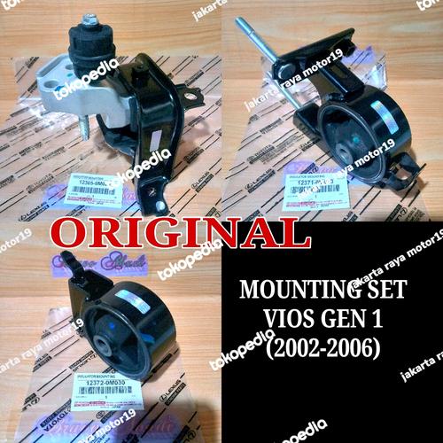 Jual ENGINE MOUNTING SET VIOS GEN 1 / VIOS OLD ORIGINAL 1set - Jakarta ...