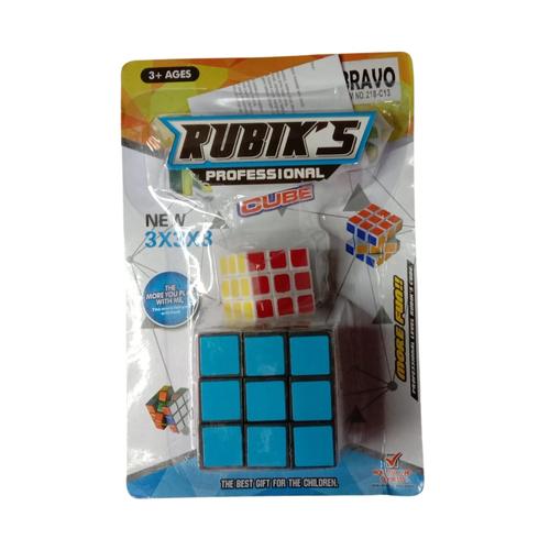 Jual Mainan Rubrik 3x3 Anak Plastik 3+ isi 2 ukuran normal dan mini ...