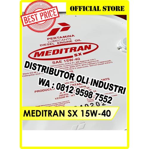 Jual PERTAMINA MEDITRAN SX 15W-40 ( 20 Liter - Ready Stock ) - Kota ...