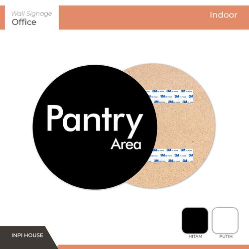 Jual penanda pintu dapur - sign ruang dapur kantor - signage pantry ...