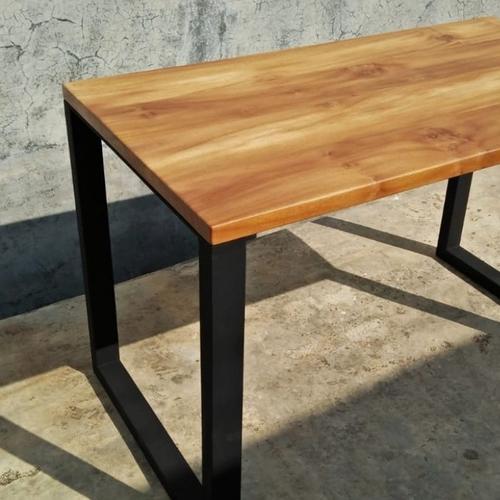 Jual Daun Meja Kayu solid / Top Table Kayu Jati Belanda full vernis ...