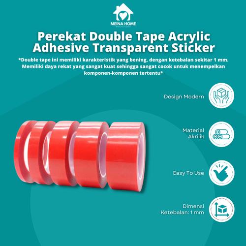 Jual DOUBLE TAPE ACYRLIC SUPER ADHESIVE PEREKAT SUPER LENGKET ...