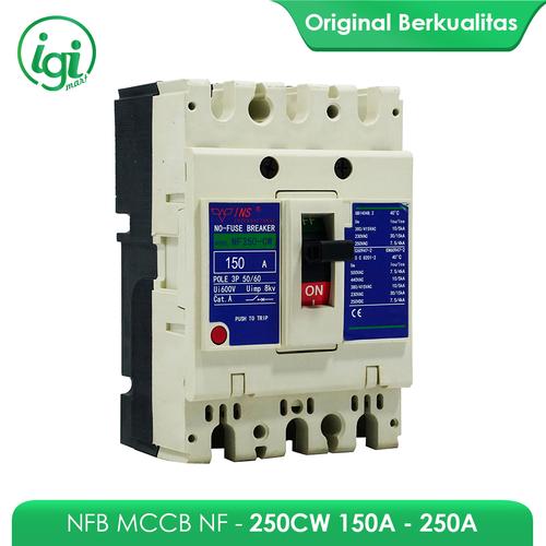 Jual NFB NO FUSE BREAKER NF-250CW 150A 200A 250A / MCCB NF 250CW 150A ...