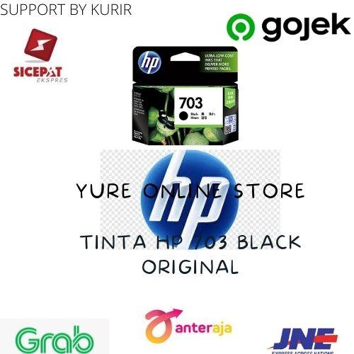 Jual TINTA HP 703 BLACK ORIGINAL - Jakarta Selatan - YUREONLINESTORE | Tokopedia