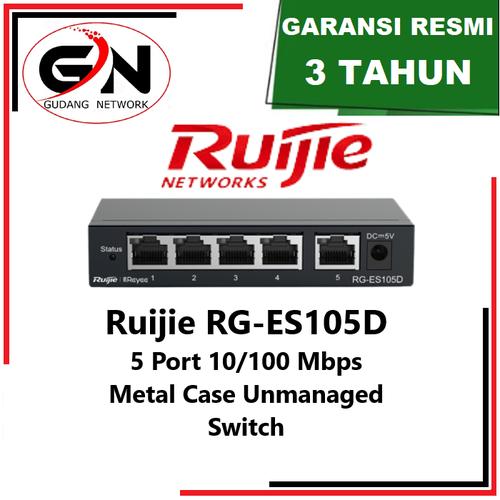 Jual Ruijie RG-ES105D 5 Port 10/100 Mbps Metal Case Unmanaged Switch - Jakarta Pusat - Gudang ...