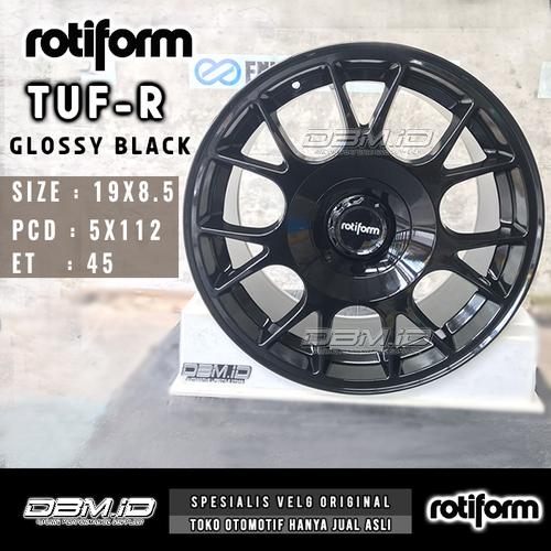 Promo Velg Rotiform TUF-R R19 19X8.5 5X112 et 45 Glossy Black Cicil 0% ...