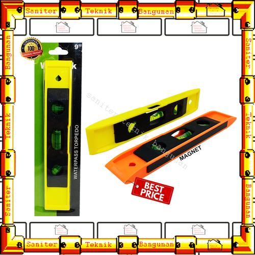 Jual Waterpass Mini 9 Inch Magnet Warlock Alat Keseimbangan 23Cm Bahan ...