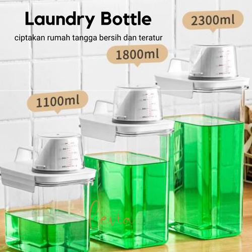 Jual Botol Detergen Laundry Liquid Cair Bubuk Pewangi Softener Refill ...