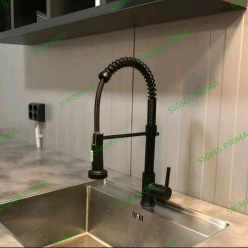 Jual kran pantry hitam kran sink pantry panas dingin kran dapur ...