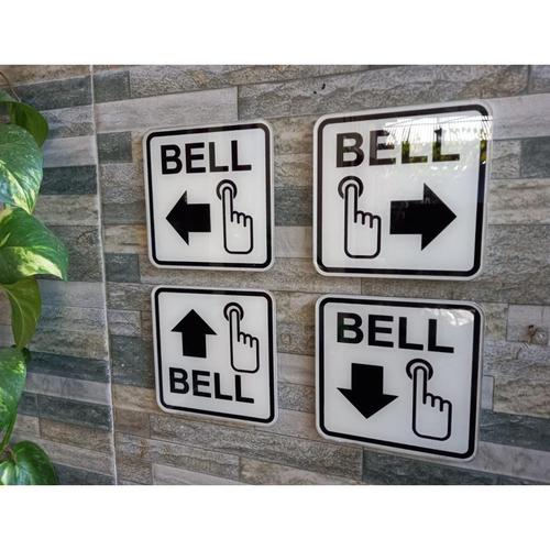 Jual BARU PAPAN ACRYLIC TULISAN BELL PAPAN AKRILIK BEL TANDA BELL BEL ...