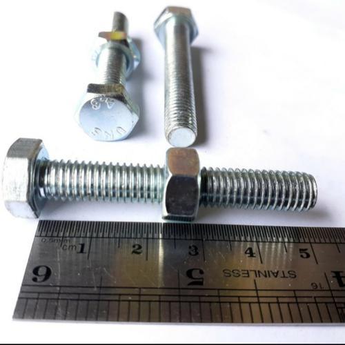 Jual BAUT M8X50 FULL DRAT. BMP M8 X 50 BAUT MUR PUTIH KUNCI 13. - Kab ...