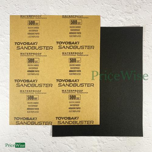 Jual Amplas Lembaran P500 Waterproof / Abrasive Paper 500 Amplas Kertas ...