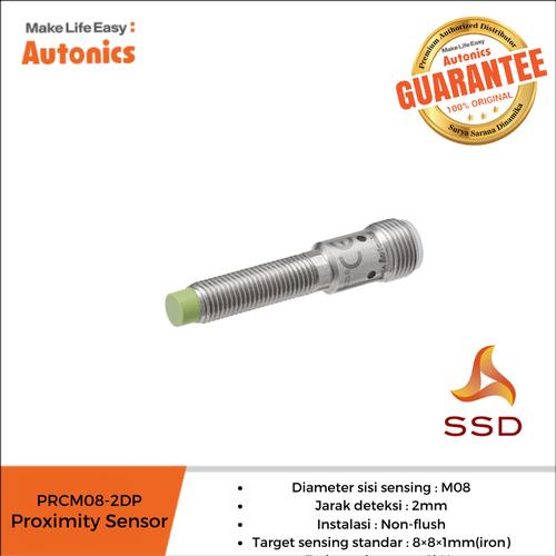 Jual Proximity Sensor Autonics Sensing 2mm 24Vdc PNP NO PRCM08-2DP ...
