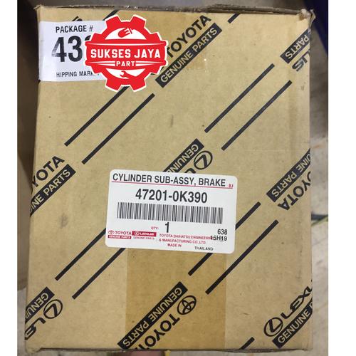 Jual Master rem atas cylinder brake master hilux revo 47201-0K390 asli ...