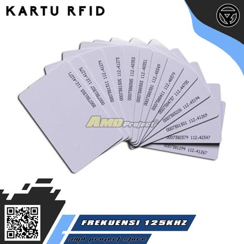 Jual Kartu RFID 125khz Card 125 KHz Kartu Akses Absen (Read Only ...
