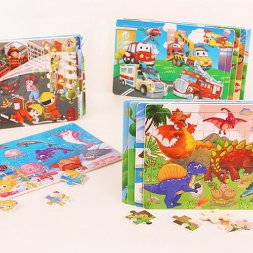 Jual MAINAN EDUKASI ANAK PUZZLE KAYU 30 PCS KARAKTER LUCU / JIGSAW ...