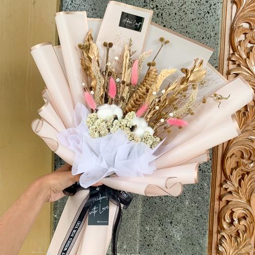Jual Buket Bunga Kering Wisuda untuk Pacar Dried flower Large Bouquet ...