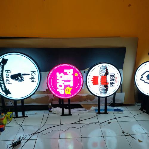 Jual Neon box bulat murah + breket - Kota Depok - Gudang neon box ...