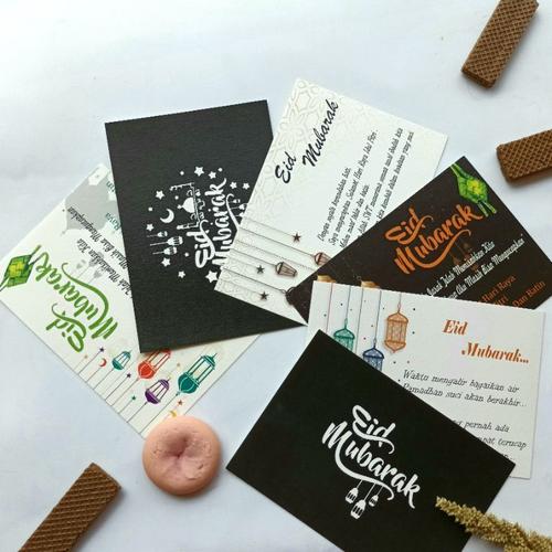 Jual Thank You Card idul fitri /Kartu ucapan, Kartu ucapan idul fitri ...
