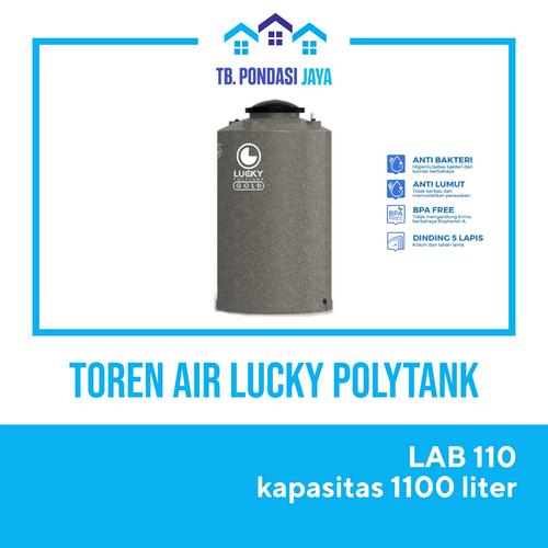 Jual Toren/Tangki Air Anti Bakteri,Lumut 1100 ltr LUCKY Polytank LAB 110 - Granit Biru - Kota ...