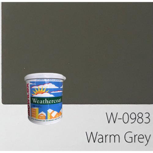 Jual Cat Tembok Eksterior Mowilex Weathercoat 2 5 Liter Warm Grey