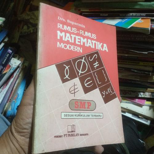 Jual Buku Rumus-rumus Matematika Modern SMP(Buku Jadul) - Kota ...