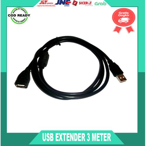 Jual USB Extender 3 Meter Hitam / USB Extension 3M - Kab. Cianjur ...