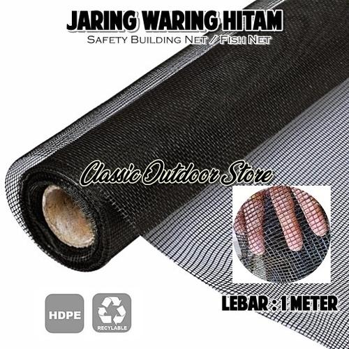 Jual Jaring Hitam Waring Super / Jaring Pagar Kebun Kolam Meteran 120cm ...