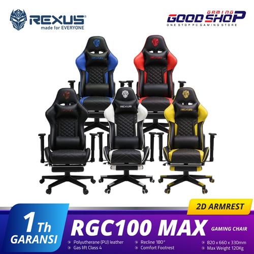 Jual Rexus RGC100 Max / RGC-100 Max - Gaming Chair - Jakarta Pusat ...