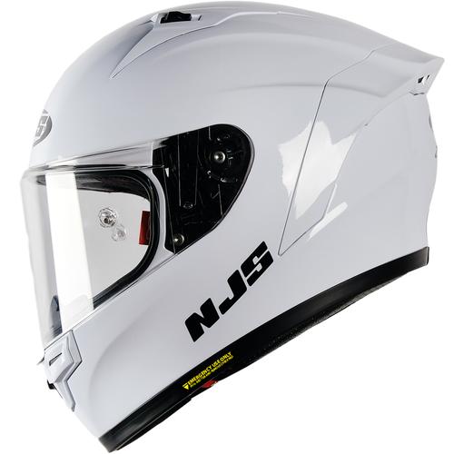 Jual Paket Bundlling NJS Helmet ZX-1R Stone WhiteGloss + Spiffy ...