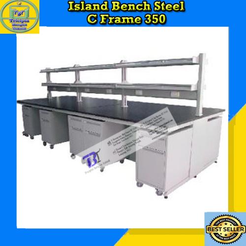 Jual Island Bench Steel C Frame 350 - Meja Laboratorium Tengah Steel ...