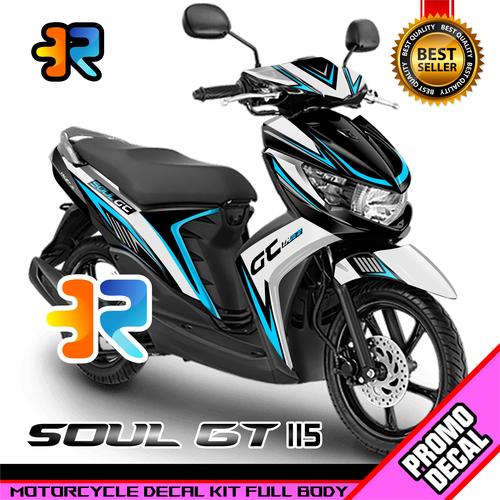 Jual Stiker Decal Striping Motor Mio Soul GT 115 Motif Grafis Full Body ...