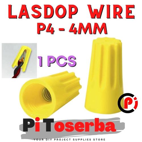 Jual Lasdop P4 Screw On Wire 4mm Twist On Wire Penutup Sambungan Kabel ...