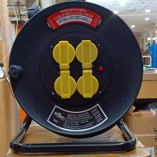 Jual Cable Roll QB-DXW01 3x1.5mm 50Meter Kabel Roll Panel FORT ...