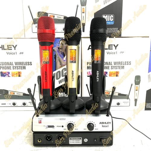 Jual Mic Wireless Ashley Voice 1 PP 2 Handheld Original Ashley ...
