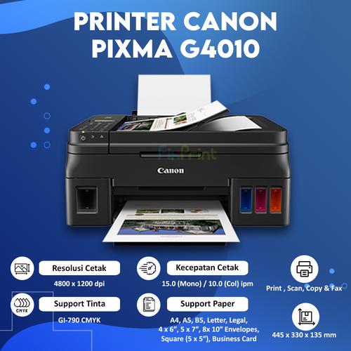 Jual Printer Canon G4010 All in One Copy Scan Fax ADF Pengganti G4000 ...